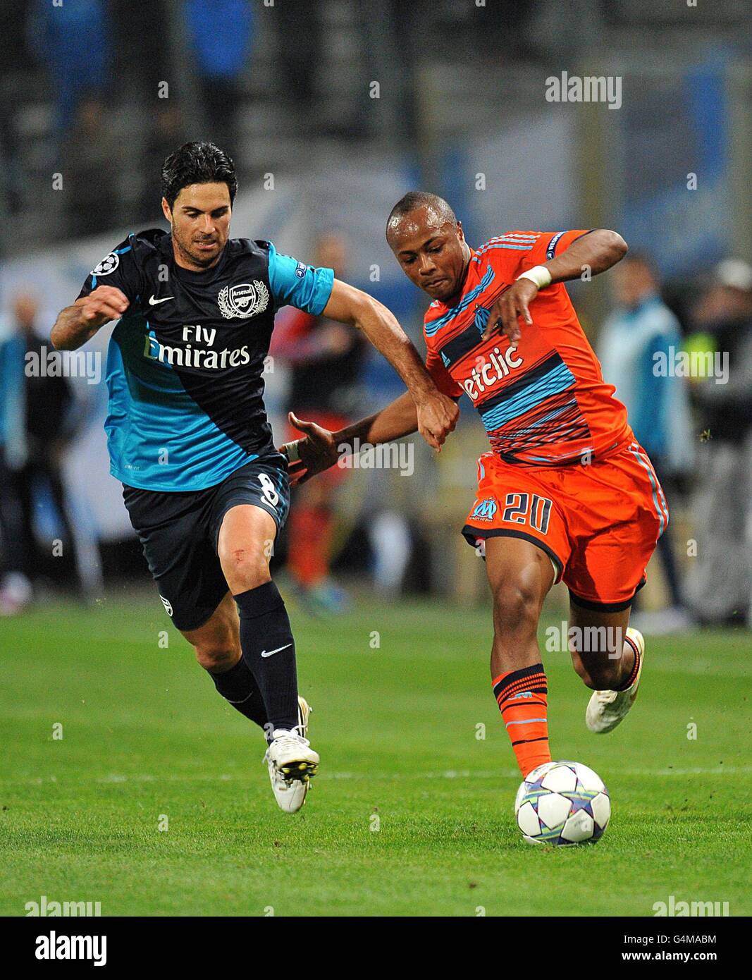 Soccer - UEFA Champions League - Group F - Marseille v Arsenal - Stade ...