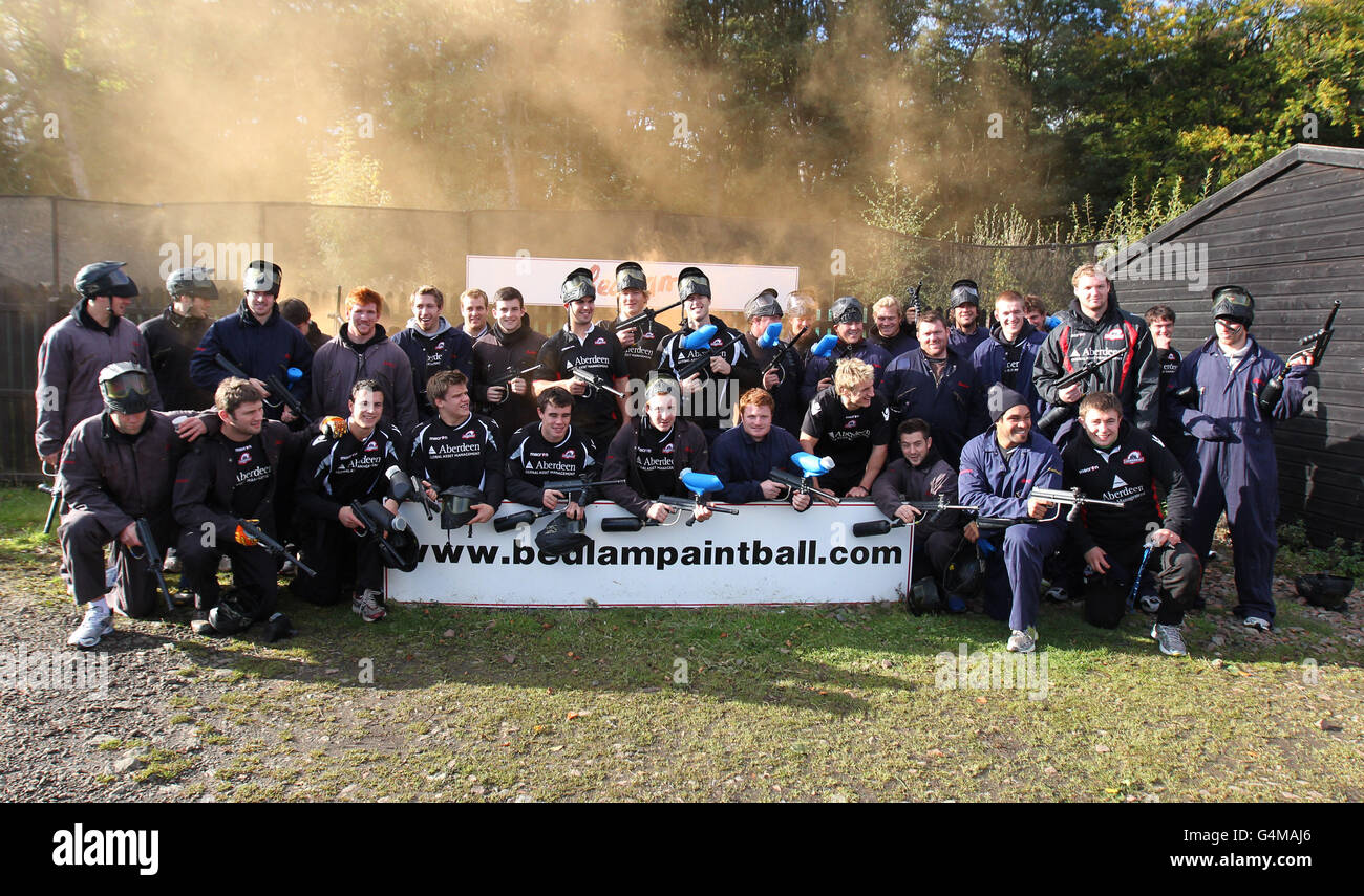 Rugby Union - Edinburgh Rugby Team Bonding Exercise - Bedlam Paintball ...