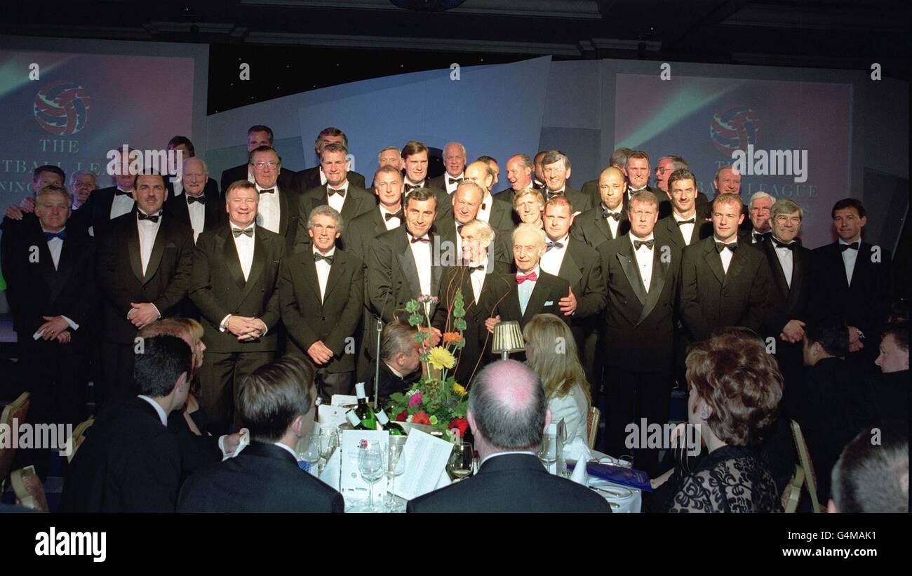 Legends of soccer past and present gathered together hi-res stock ...