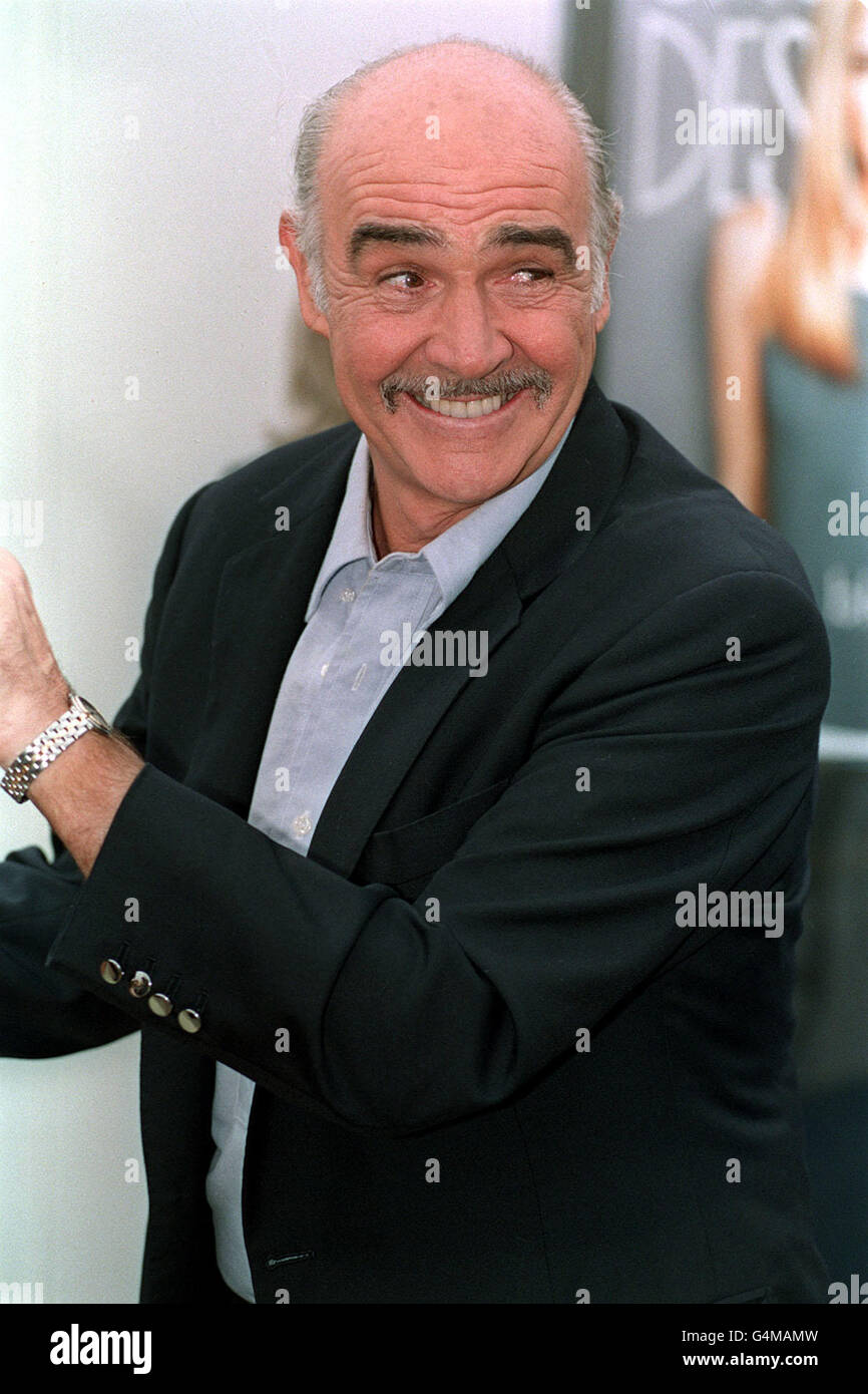 Scottish actor Sean Connery, pictured during a photocall on the ...