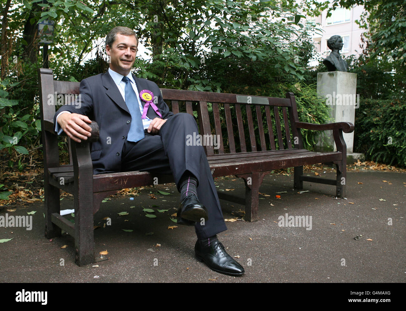 Nigel Farage MEP, the new leader of the United Kingdom Independence ...