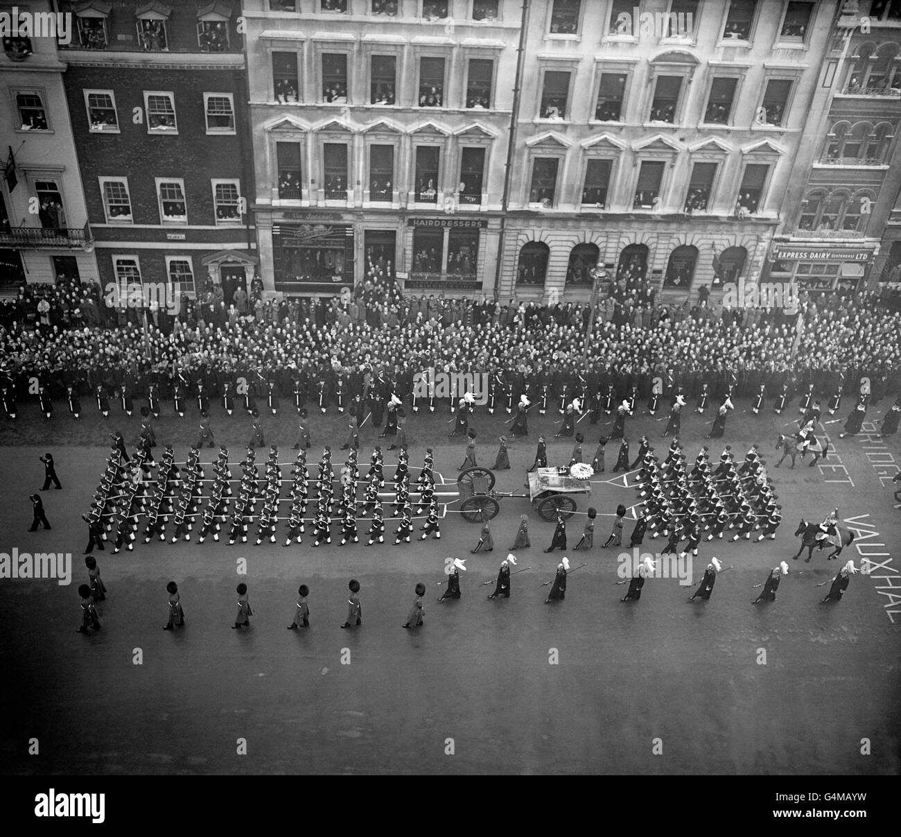 Royalty - Death of King George VI - London Stock Photo - Alamy
