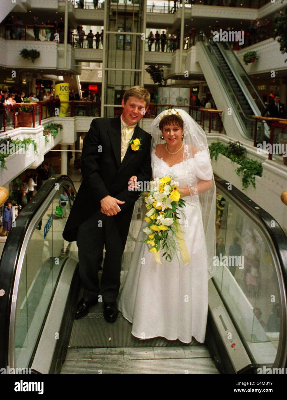 Surrey with the wedding of debbie lane and damian clapp hi-res stock ...