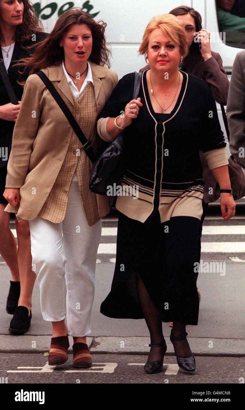 Annette Childs (R) the adoptive mother of Dayne Childs (26), and ...