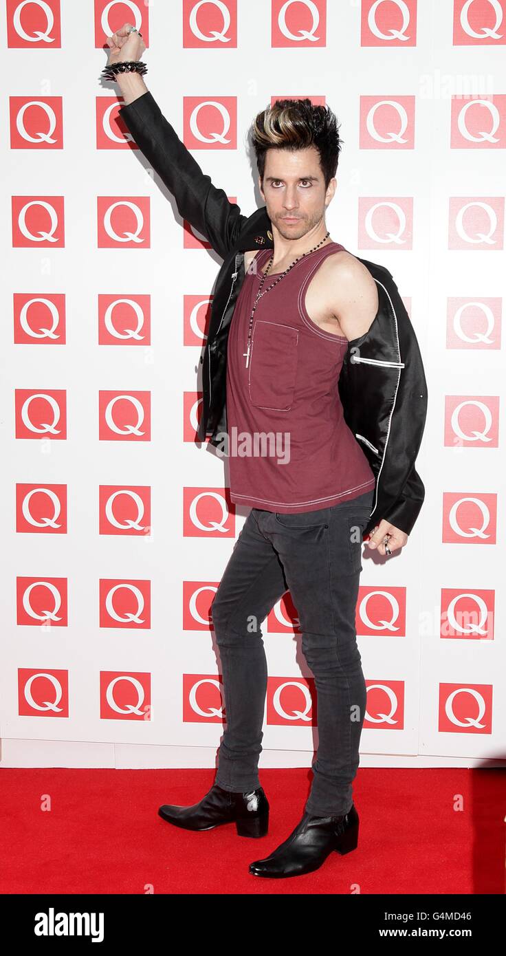 Russell Kane arriving for the Q Awards at the Grosvenor House Hotel ...