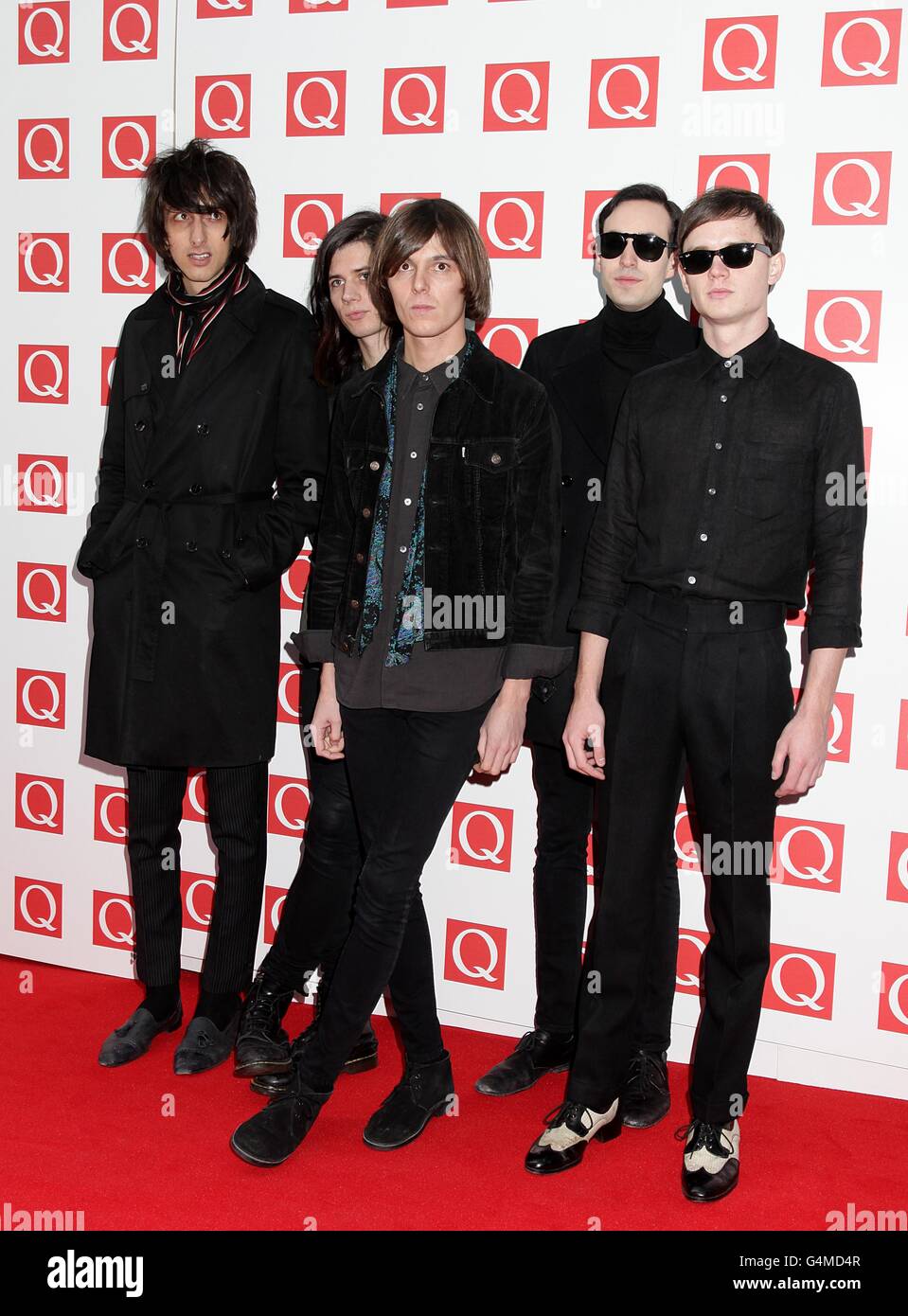 Faris Badwan, Joshua Hayward, Tom Cowan, Rhys Webb and Joe Spurgeon of ...