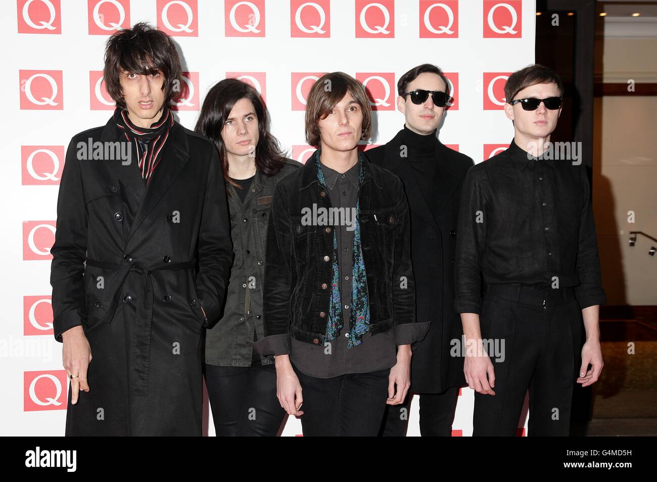 Faris Badwan, Joshua Hayward, Tom Cowan, Rhys Webb and Joe Spurgeon of ...