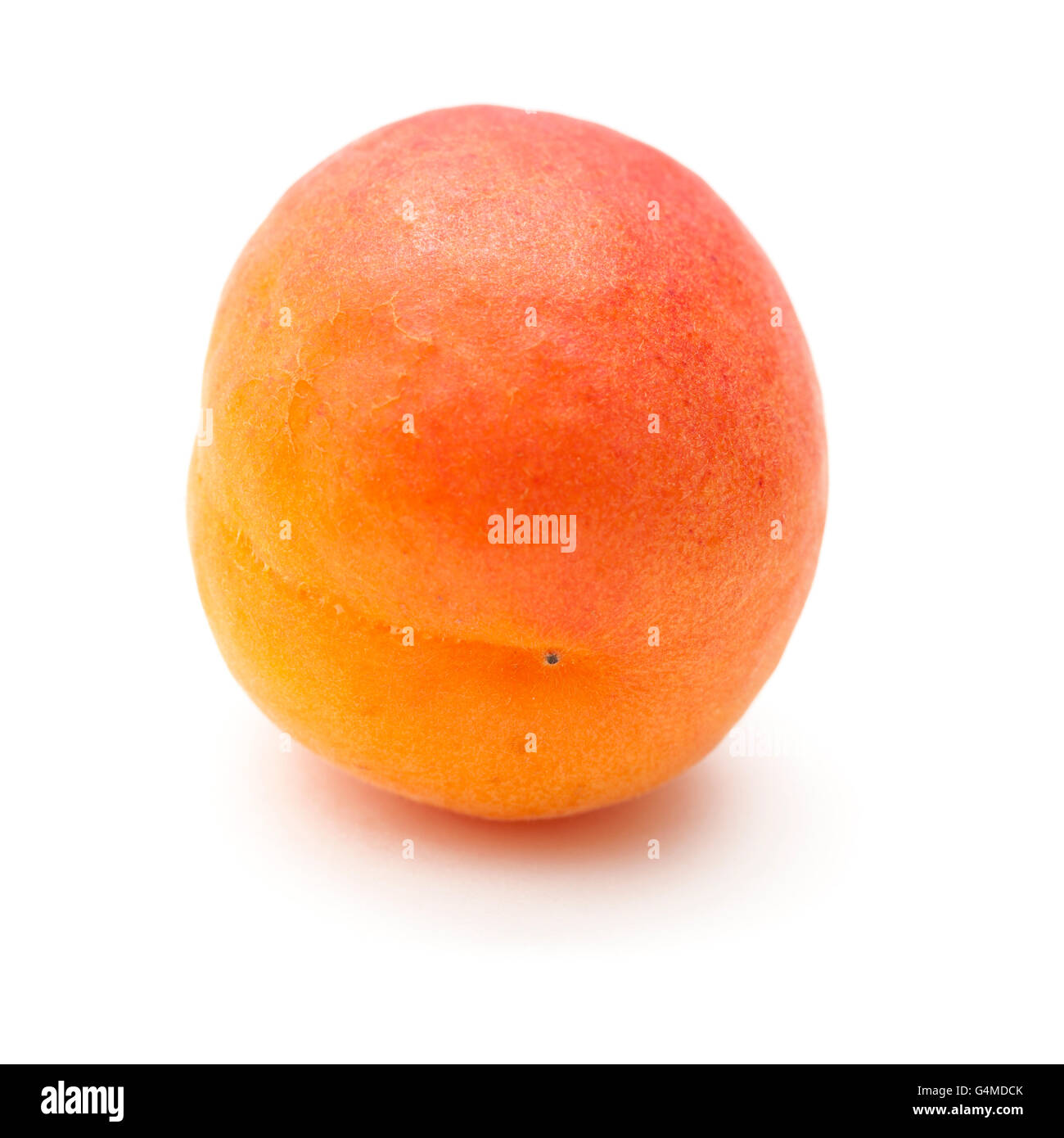 small ripe apricots isolated on white background Stock Photo - Alamy