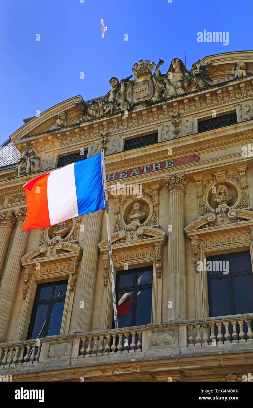 Old French Theater in Brittany, France Stock Photo - Alamy