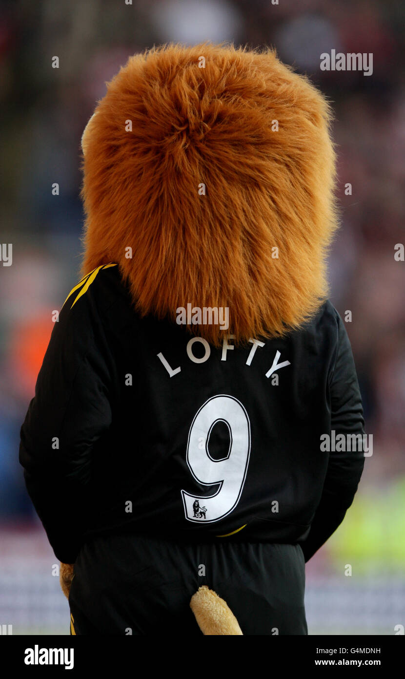 Bolton wanderers mascot lofty lion hi-res stock photography and images ...