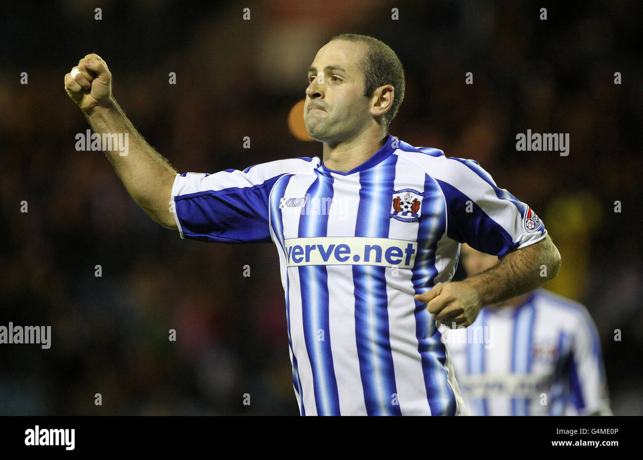Kilmarnock's Gary Harkins celebrates scoring his sides second goal ...