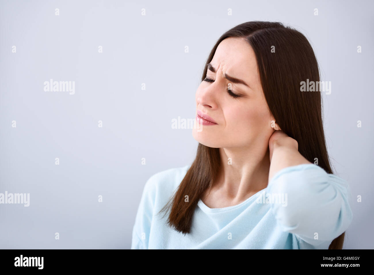 Tired woman having pan hi-res stock photography and images - Alamy