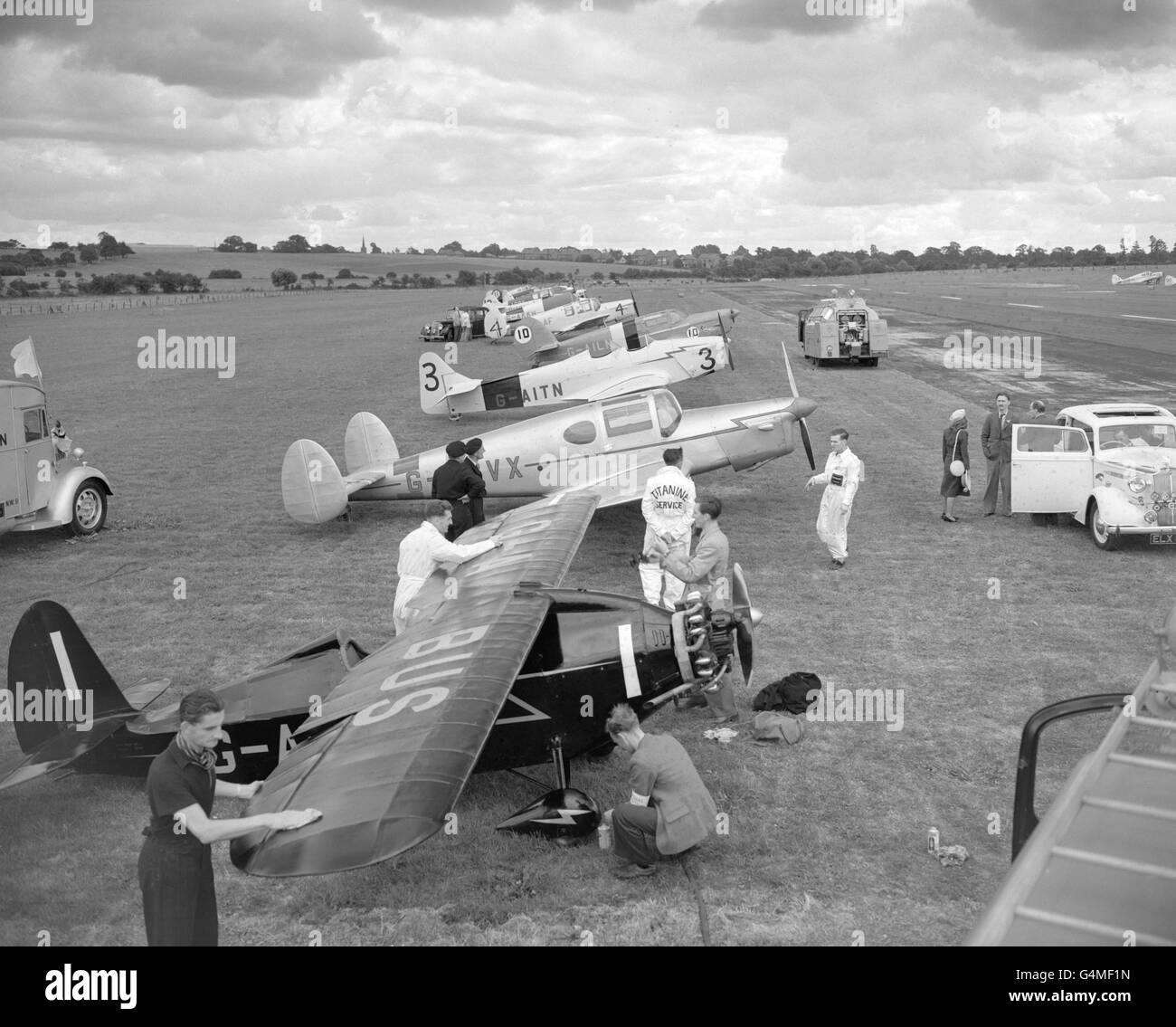 Aviation - King's Cup Air Race - Birmingham Airport, Elmdon Stock Photo ...