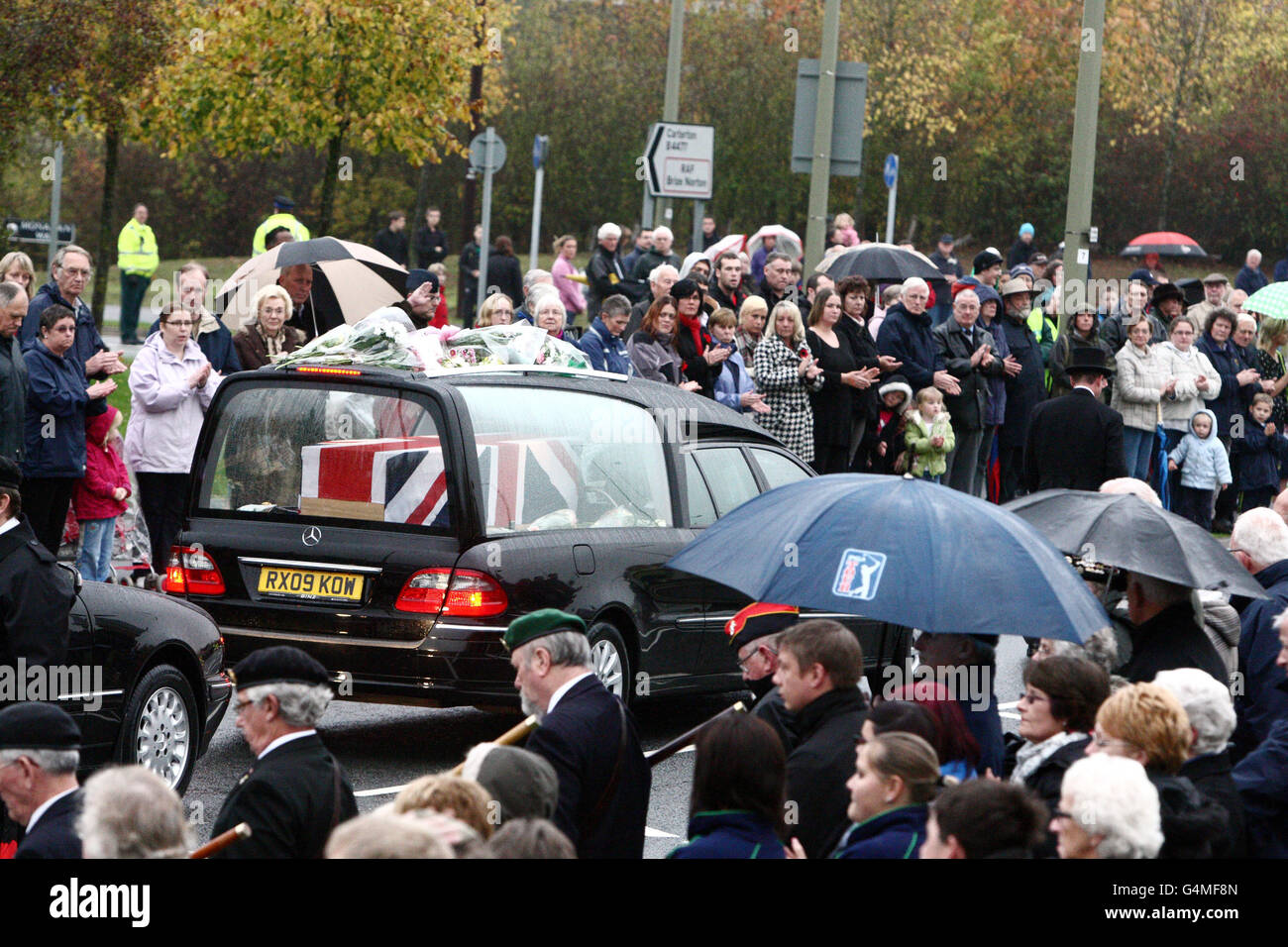 Repatriation of fallen serviceman Stock Photo - Alamy