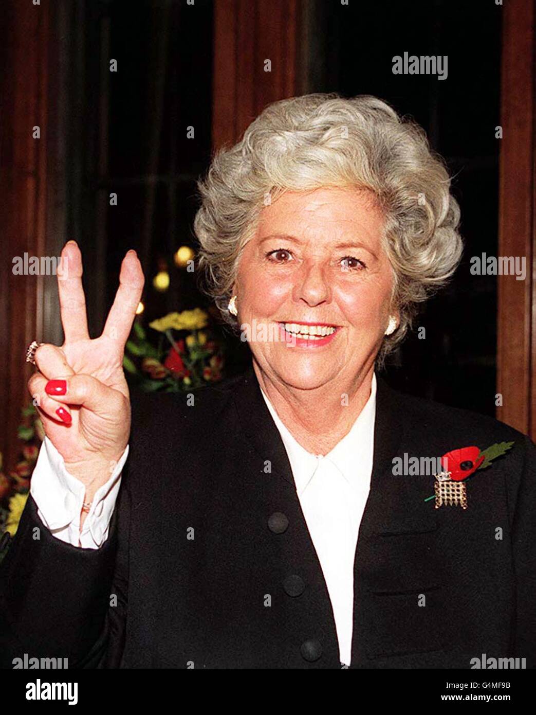 Poppy Appeal launch/Boothroyd Stock Photo - Alamy