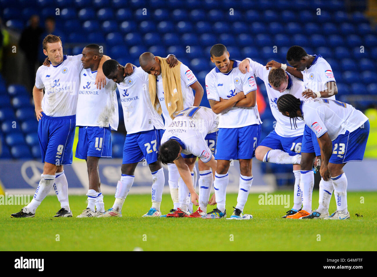 Football full length jokes smiles hi-res stock photography and images ...