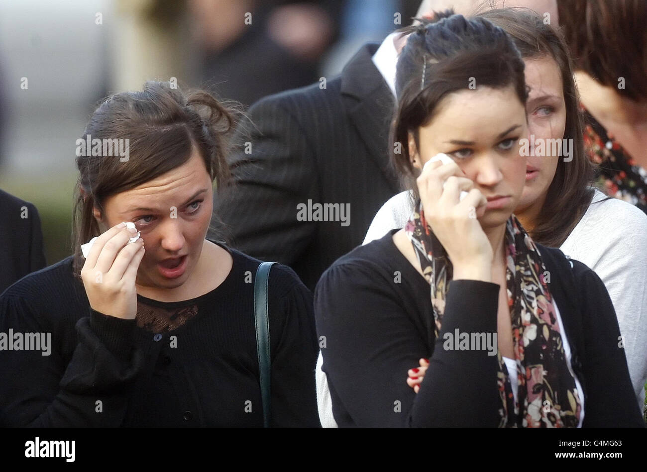 Helensburgh fire funeral Stock Photo - Alamy