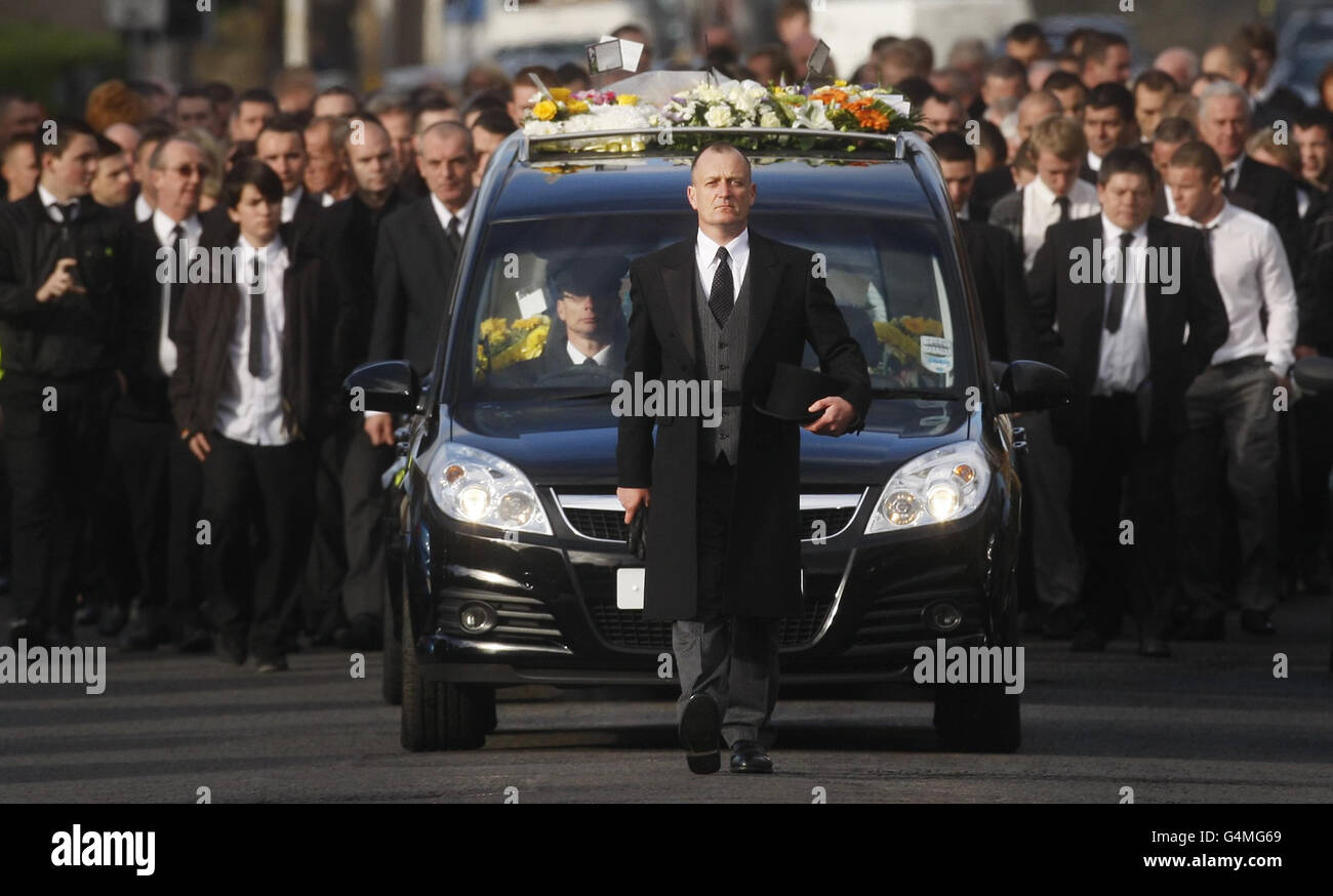 News funeral sharkey hi-res stock photography and images - Alamy