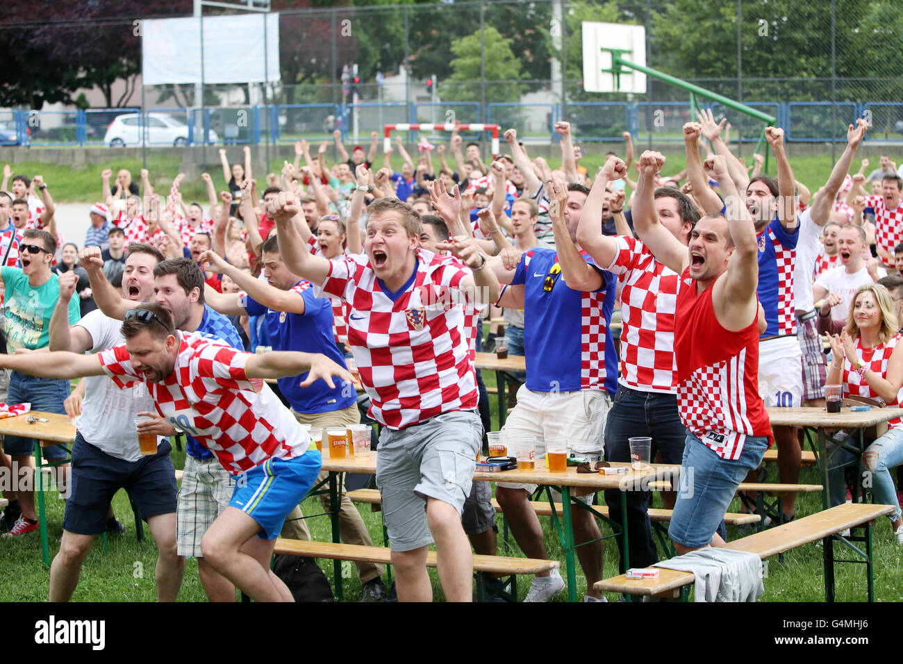 Czech soccer fans cheer team hi-res stock photography and images - Alamy