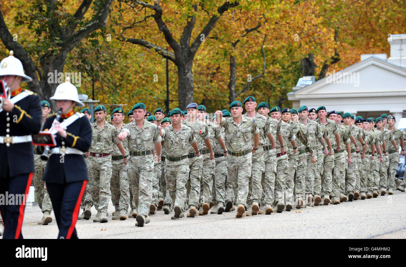 3 Commando Brigade parade Stock Photo - Alamy
