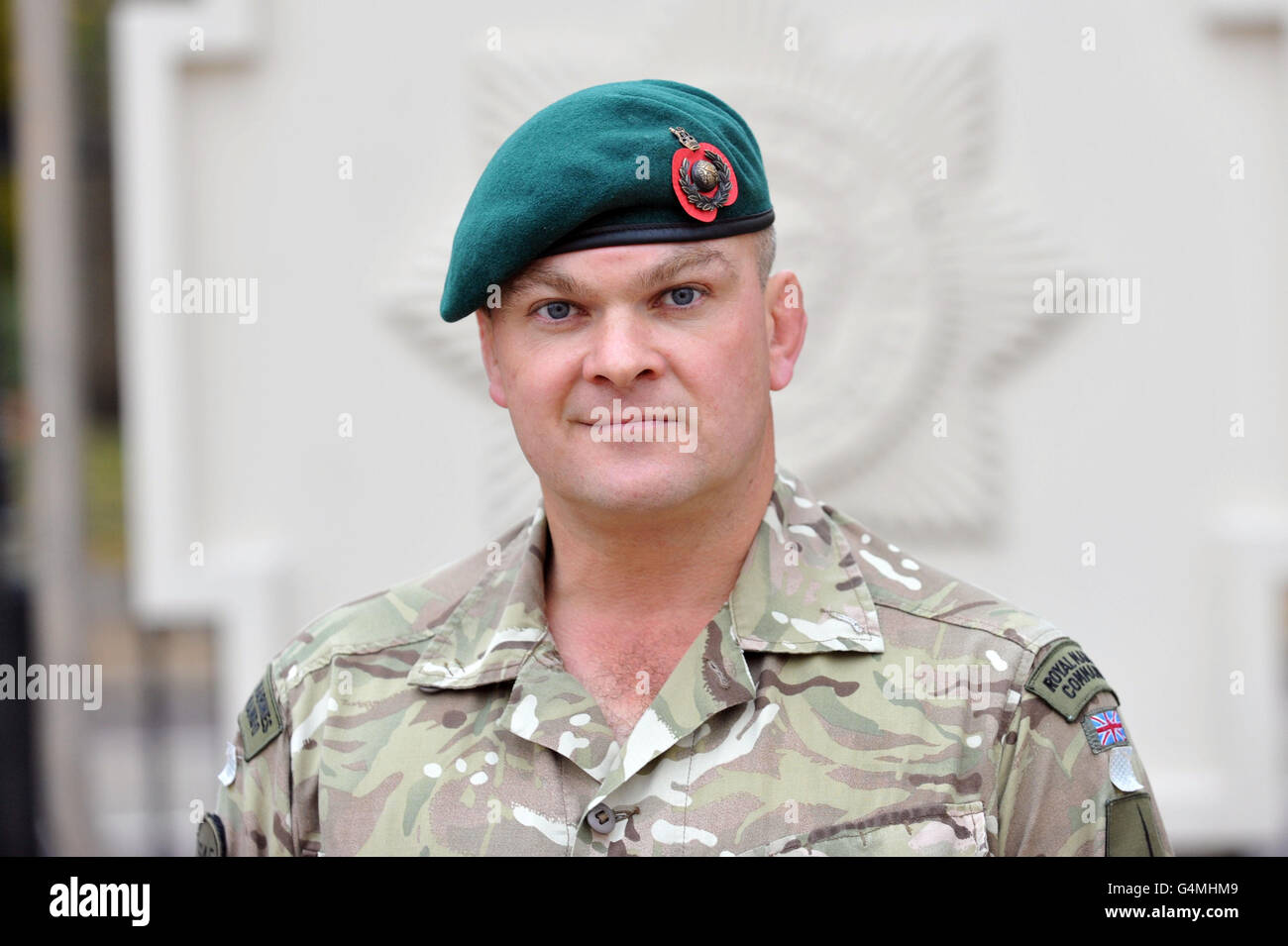 Commanding officer of 42 commando at wellington barracks hi-res stock ...