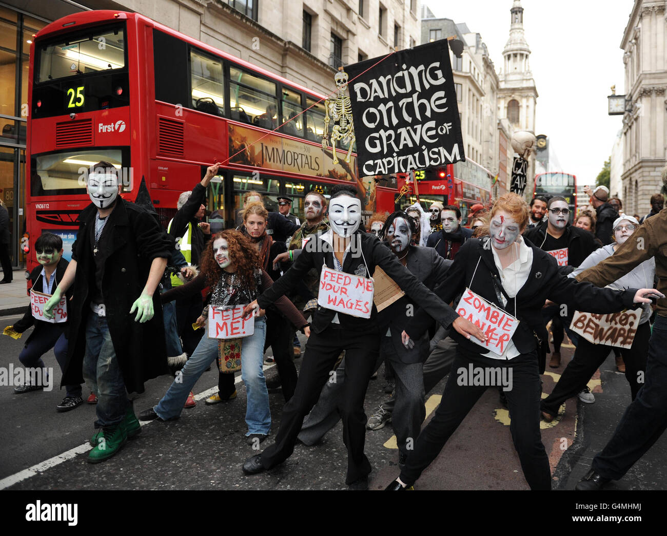 Occupy London Stock Exchange protest Stock Photo - Alamy