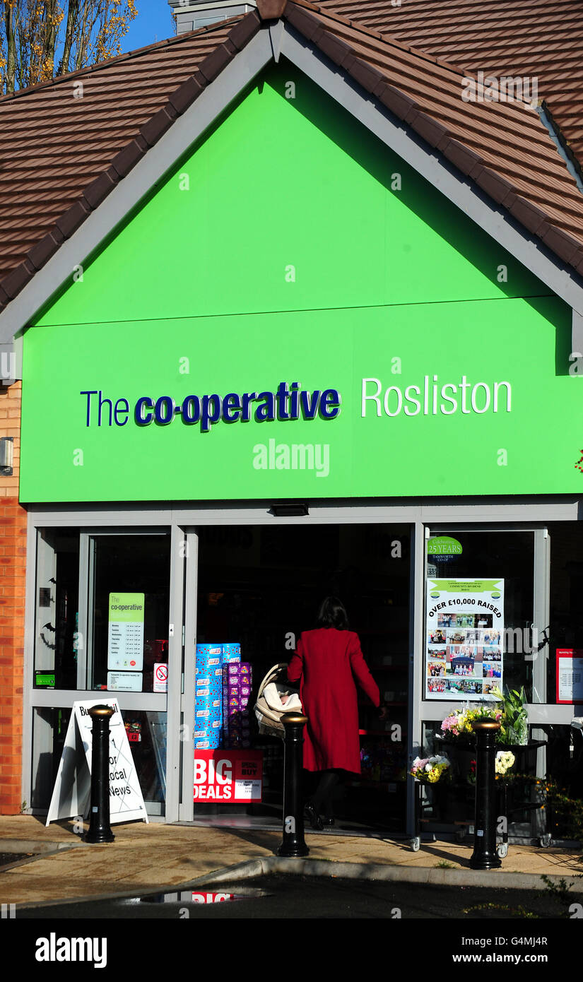 Co operative food shop in stanton hi-res stock photography and images ...