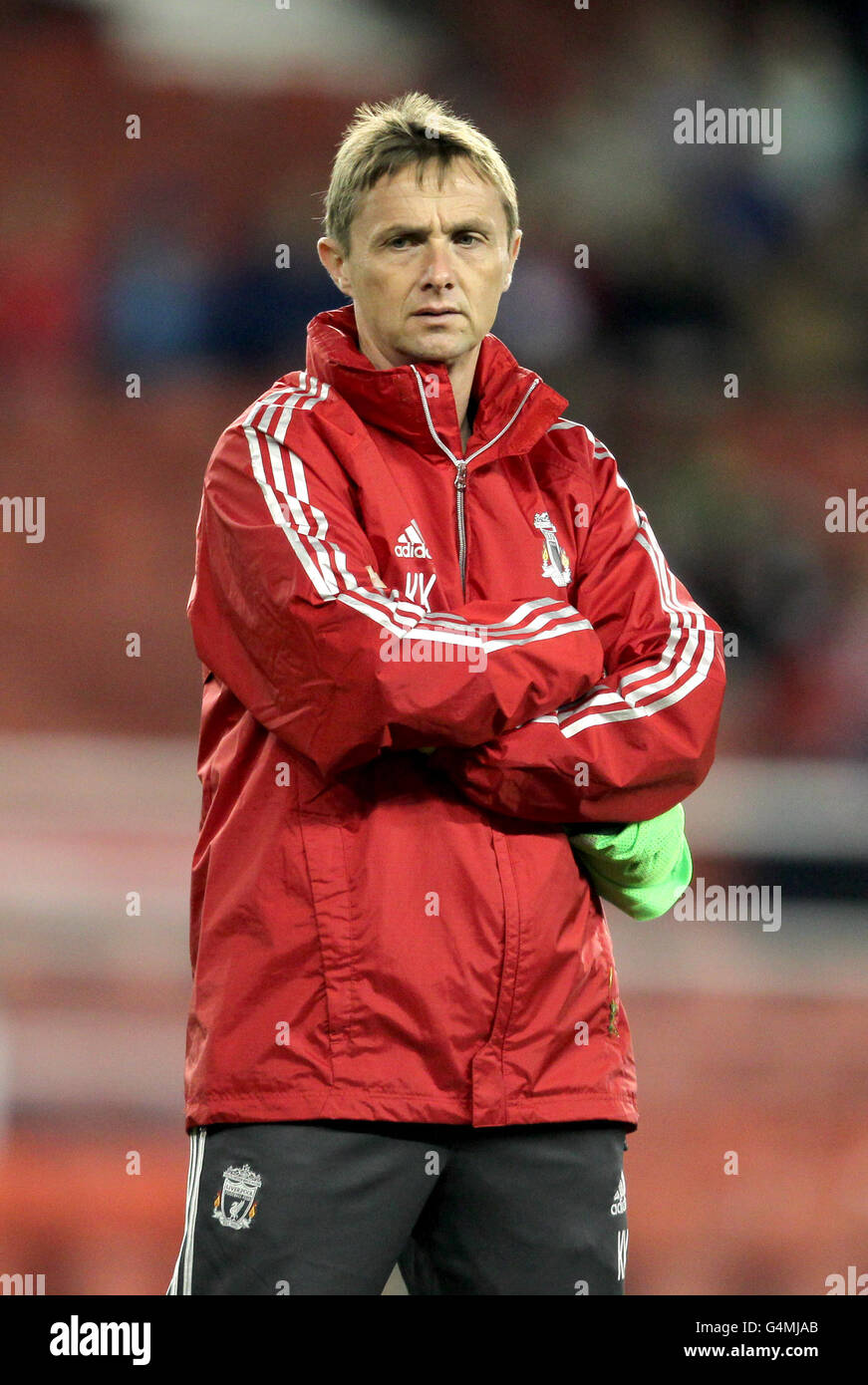 Liverpool first team coach hi-res stock photography and images - Alamy
