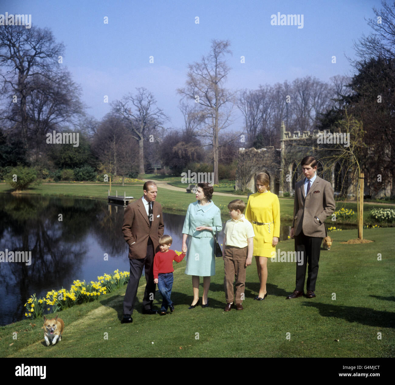 The Royal Family in the grounds of Frogmore House, Windsor, Berkshire ...