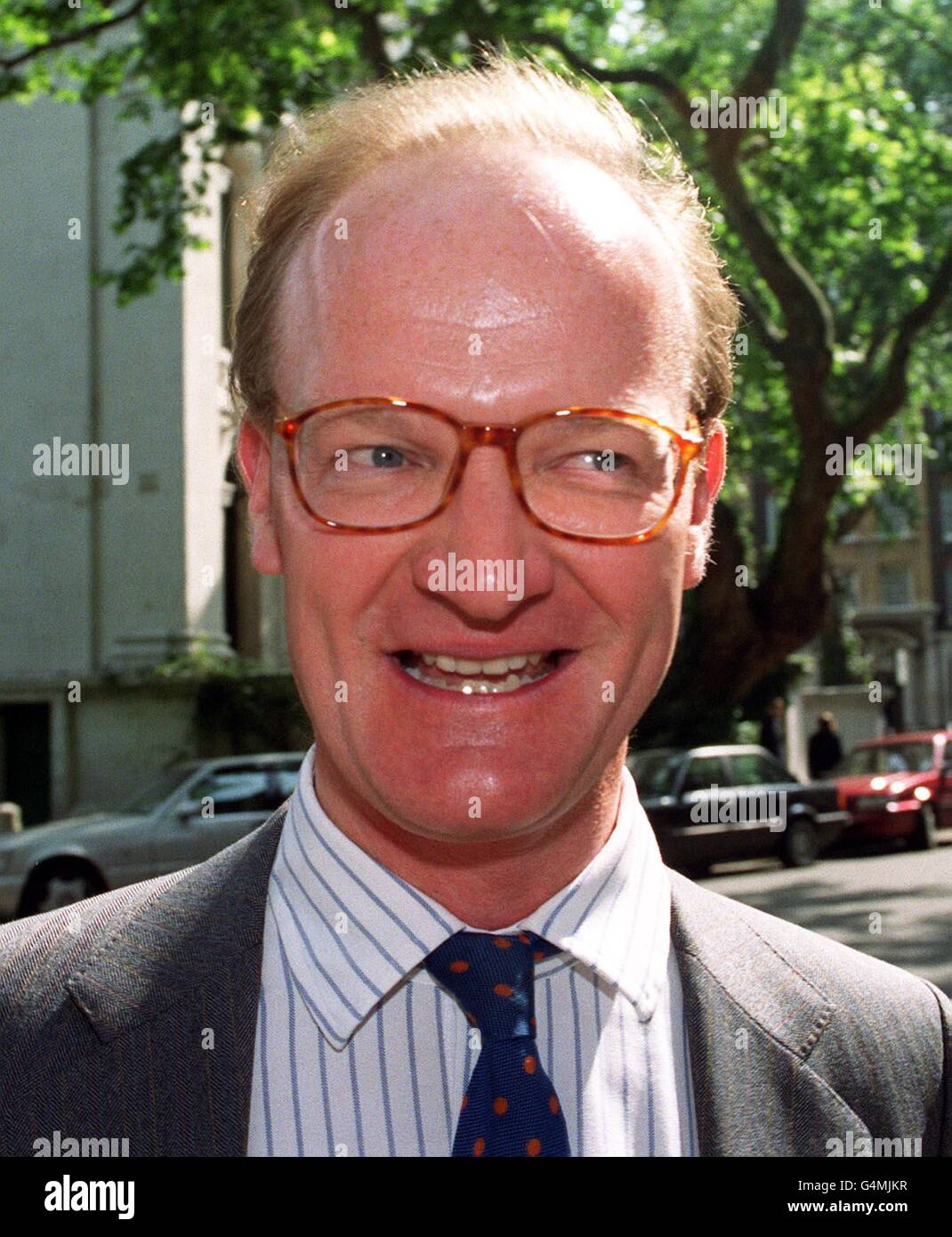 Conservative MP David Willetts outside at Conservative Central Office ...