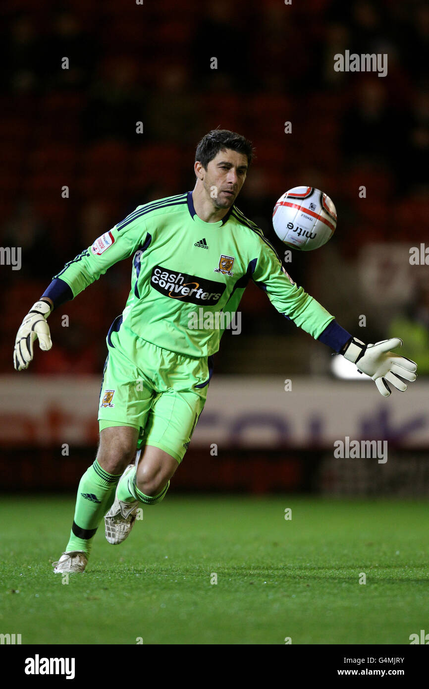 Soccer football league championship barnsley hull city oakwell stadium ...