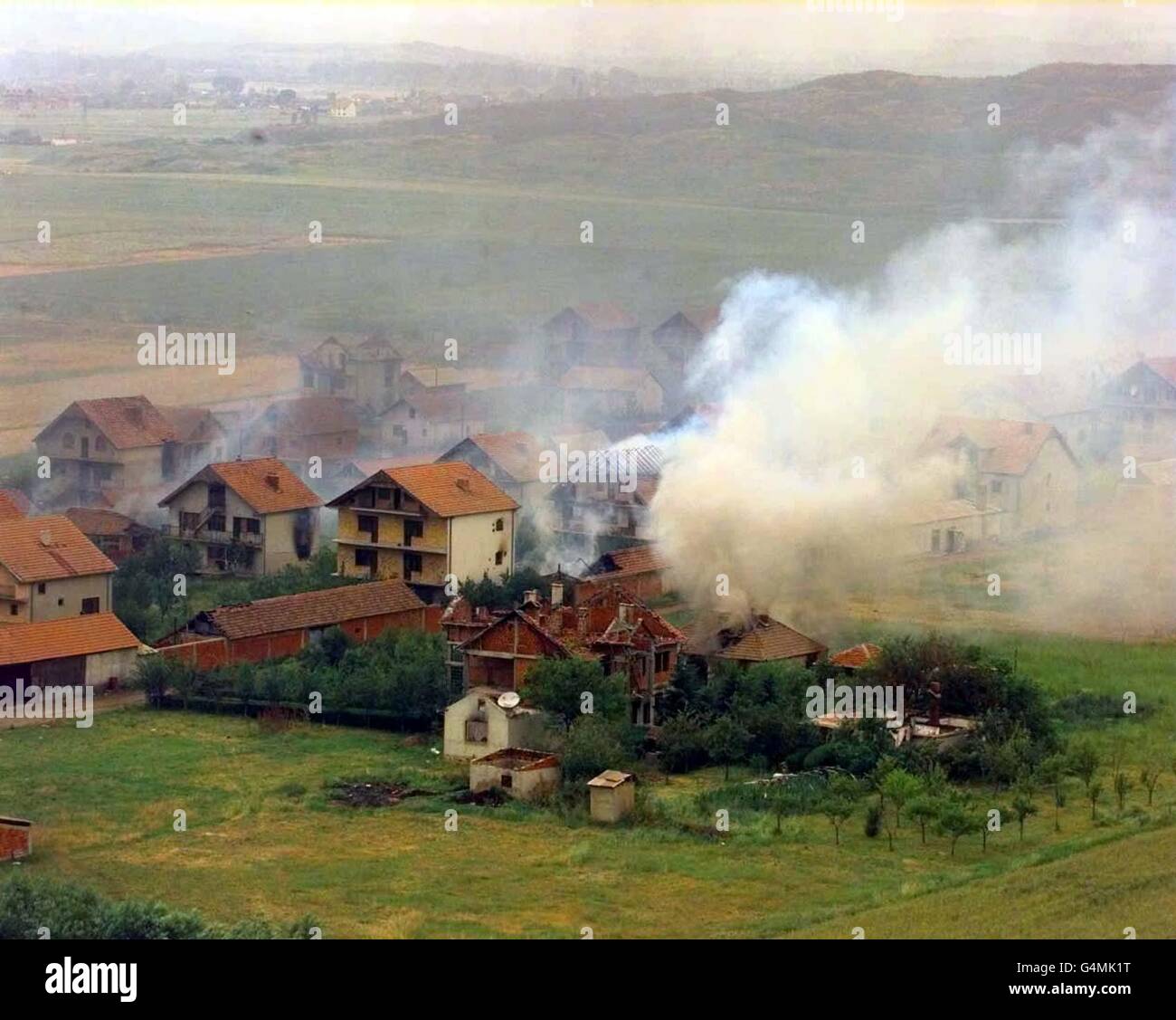 Burning village hi-res stock photography and images - Alamy