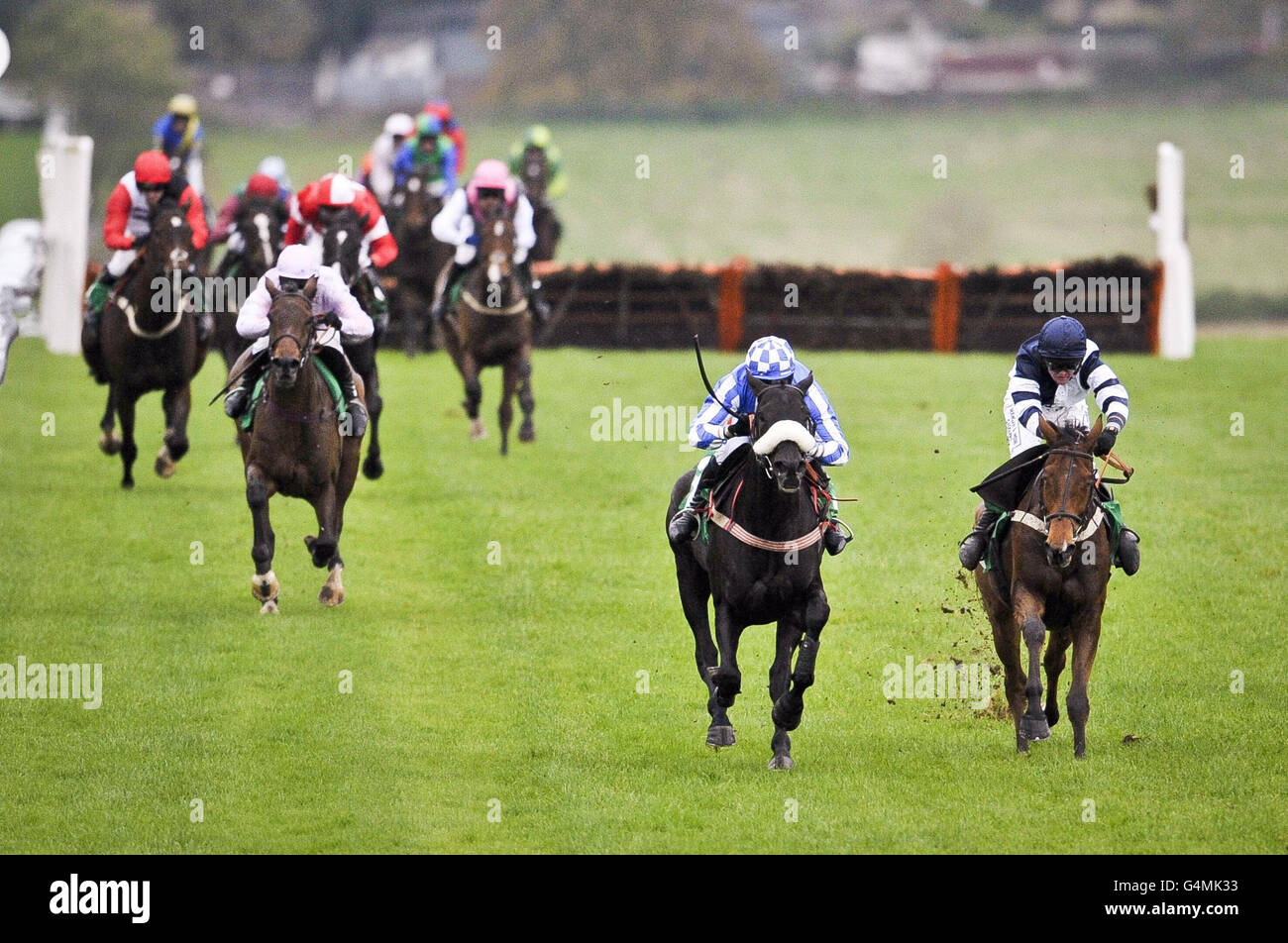 Maiden Hurdle At Chepstow Racecourse High Resolution Stock Photography ...