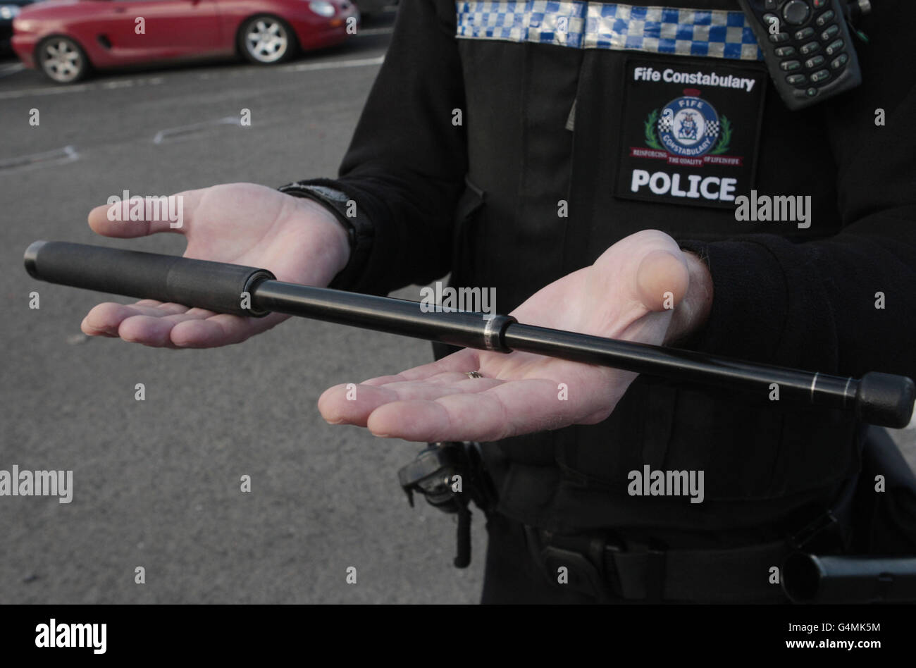 Police baton scotland hi-res stock photography and images - Alamy