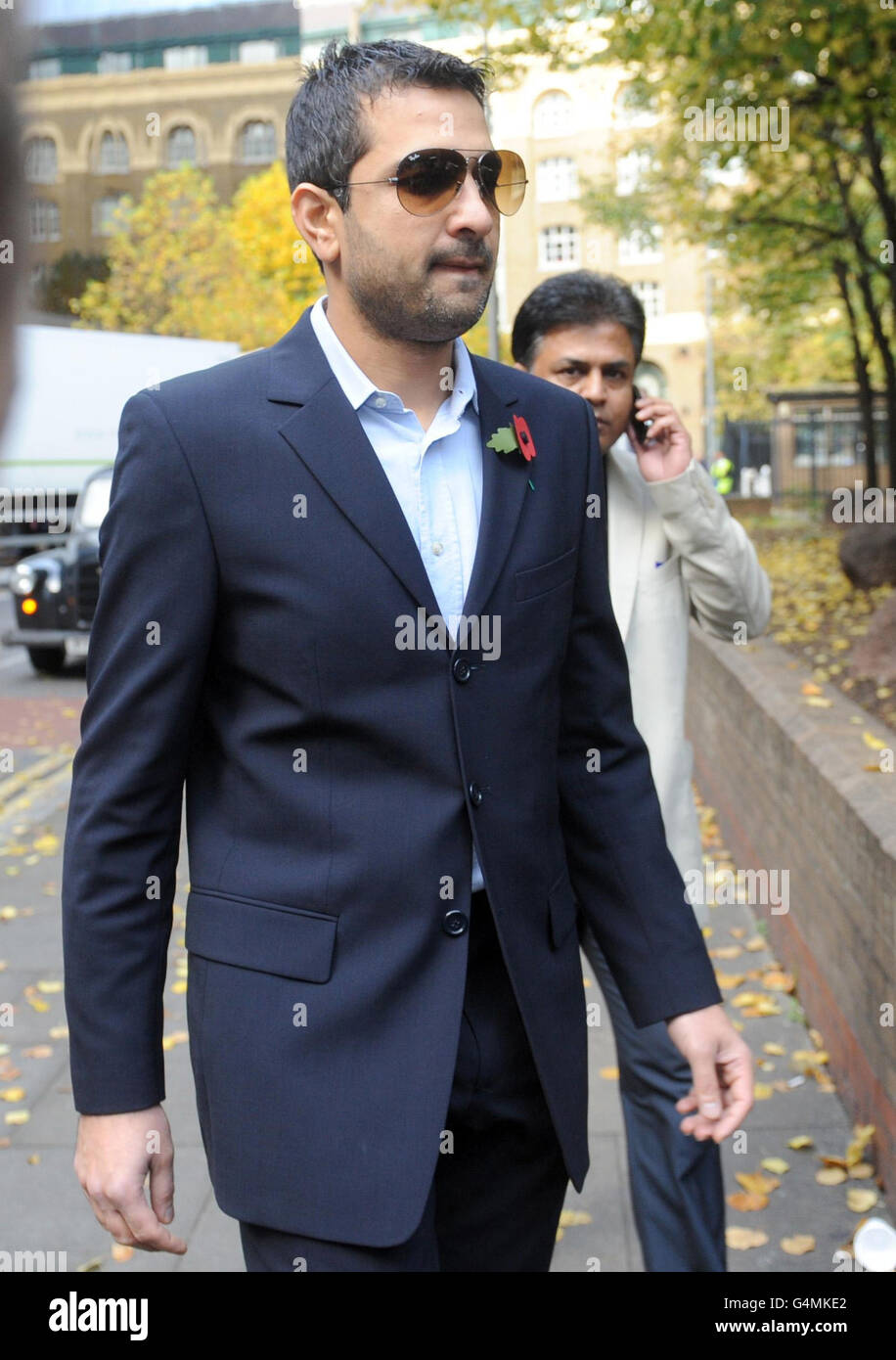 Mazhar Majeed arrives at Southwark Crown Court, London Stock Photo - Alamy