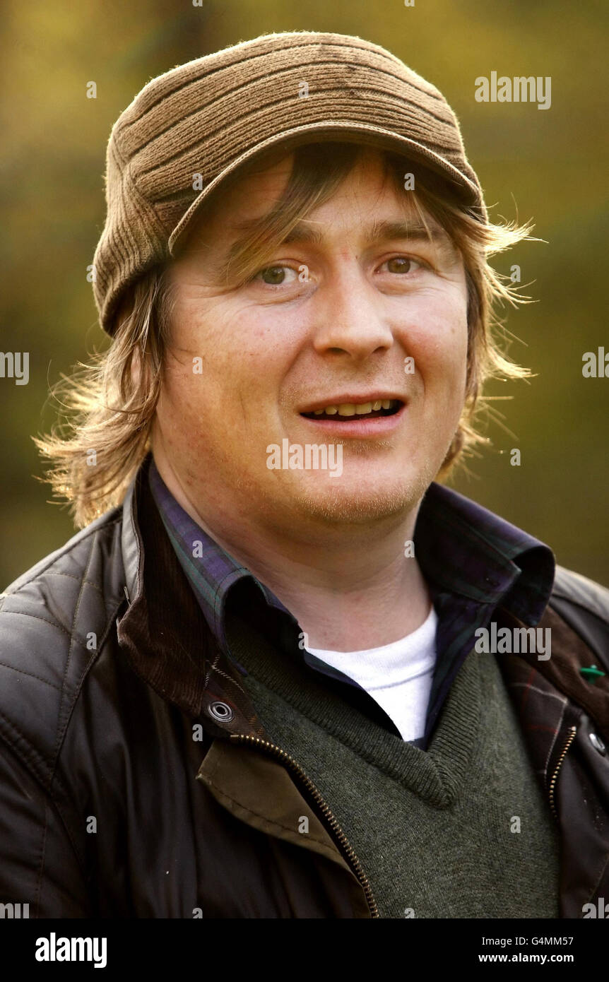 Protester Paddy McManus is pictured at the new Occupy Glasgow camp in ...