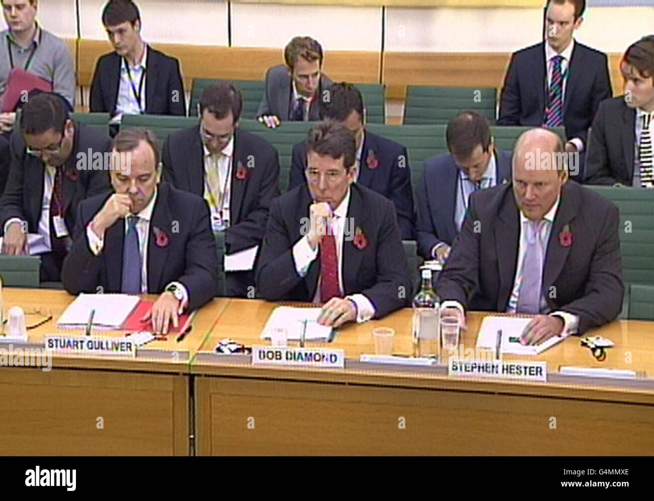 (From left to right) Chief Executive of HSBC Stuart Gulliver, Group ...