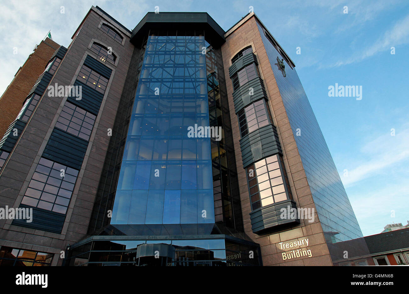 The National Treasury Management Offices in the Treasury Building in ...