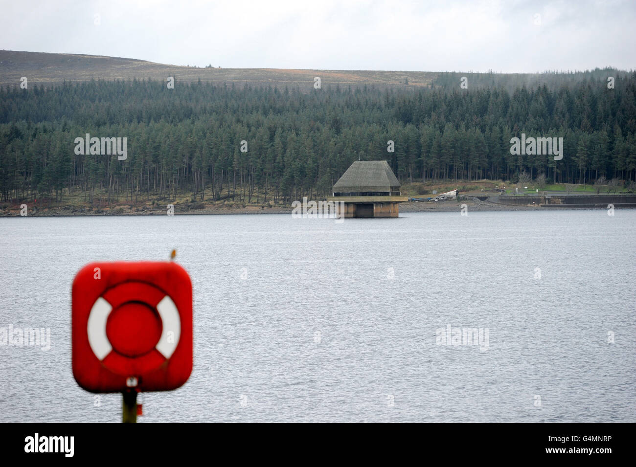 General view of kielder water in northumberland hi-res stock ...