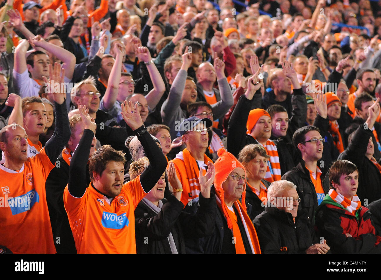 Soccer football league championship leeds united blackpool elland road ...