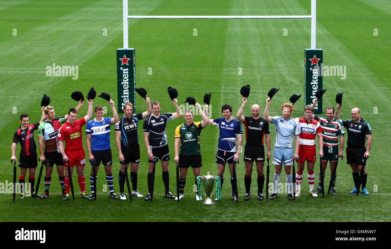 (left-right) Edinburgh's Greig Laidlaw, Harlequins' Chris Robshaw ...