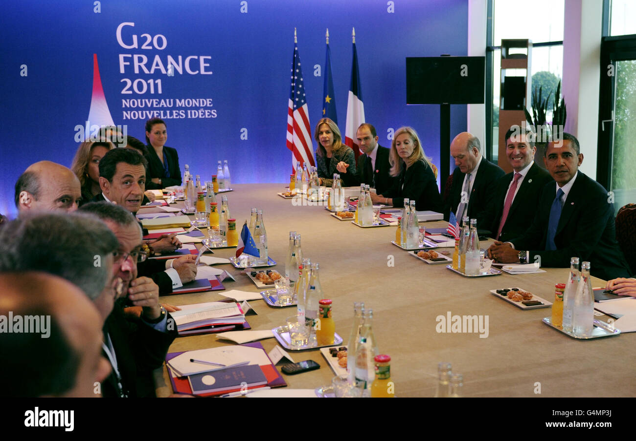 G20 Summit of Heads of State and Government in Cannes Stock Photo - Alamy