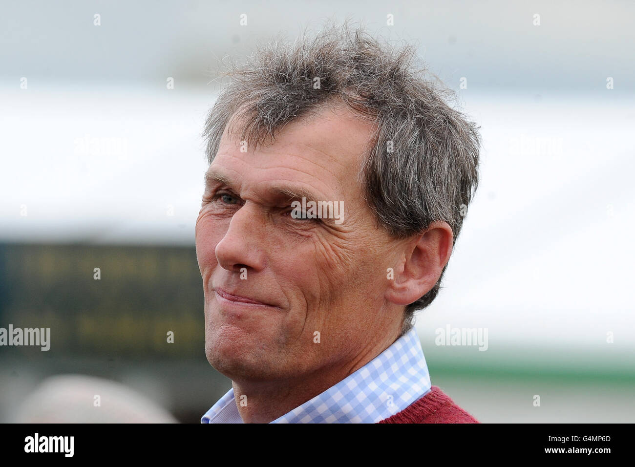 Horse Racing - Towcester Racecourse. Alan Hill, Trainer and owner Stock ...