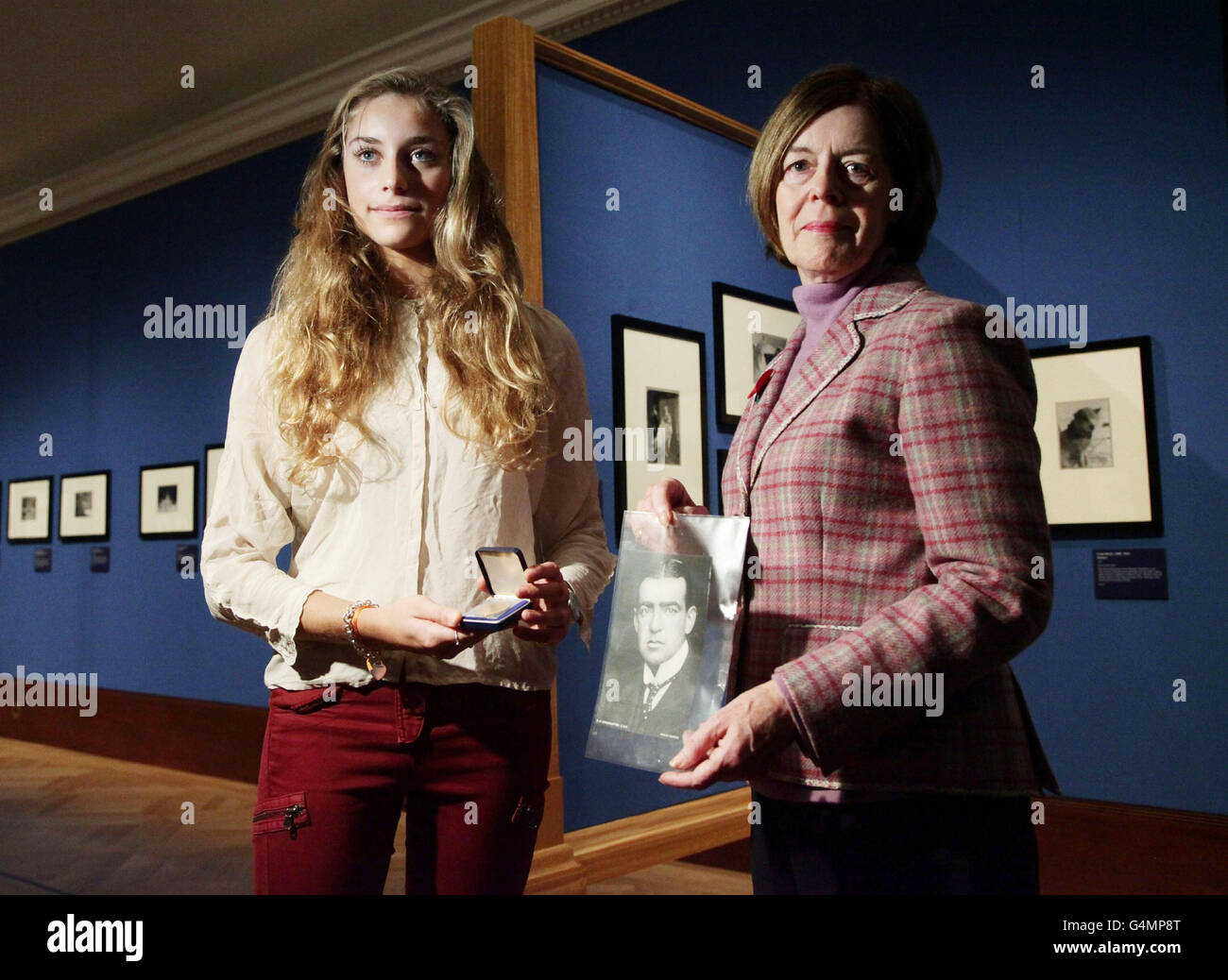 Amelia Hempleman-Adams, 16, (left) with Alexandra Shackleton (Ernest ...