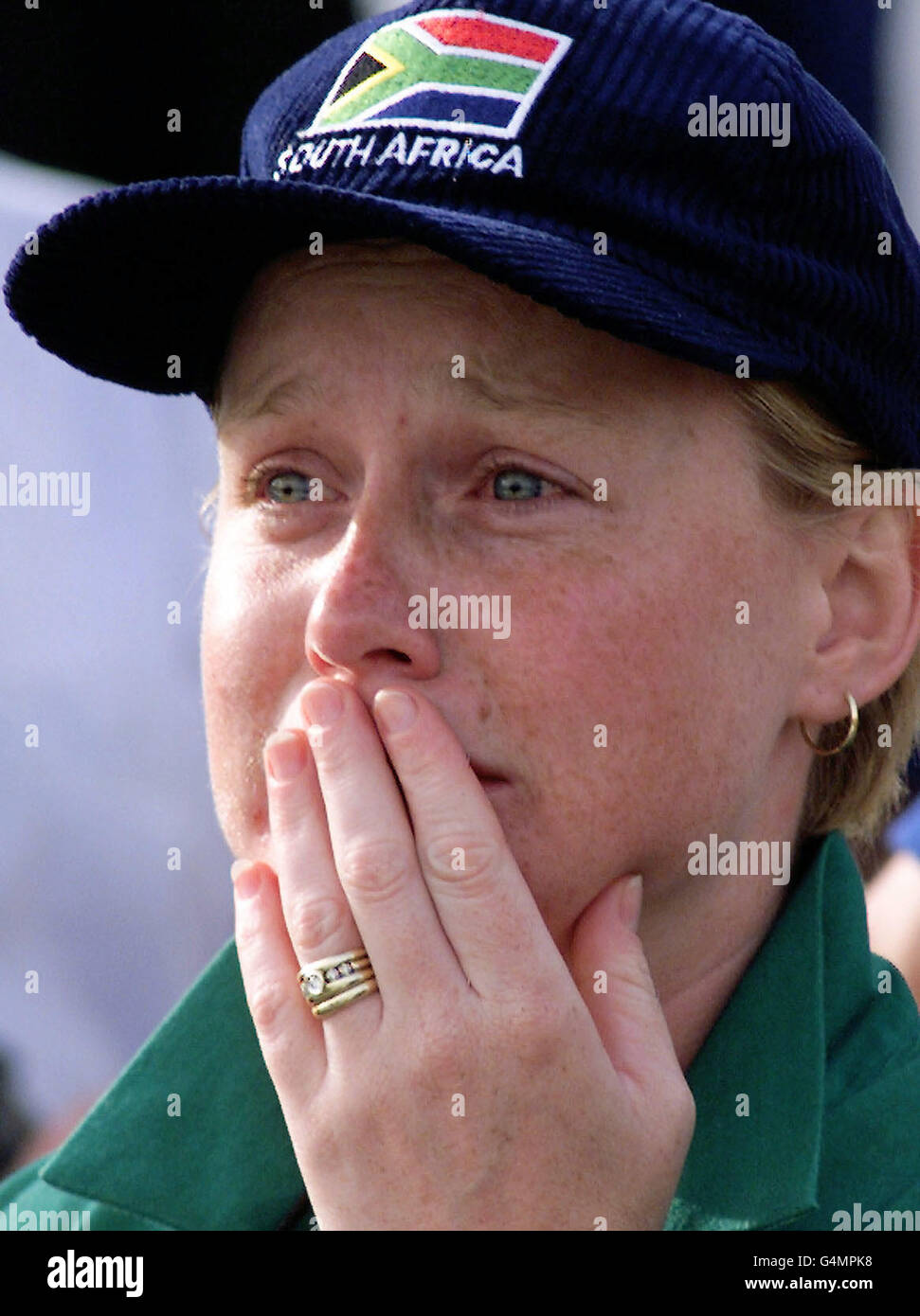 Cricket/Aus v SA/Fan Crying 2 Stock Photo - Alamy