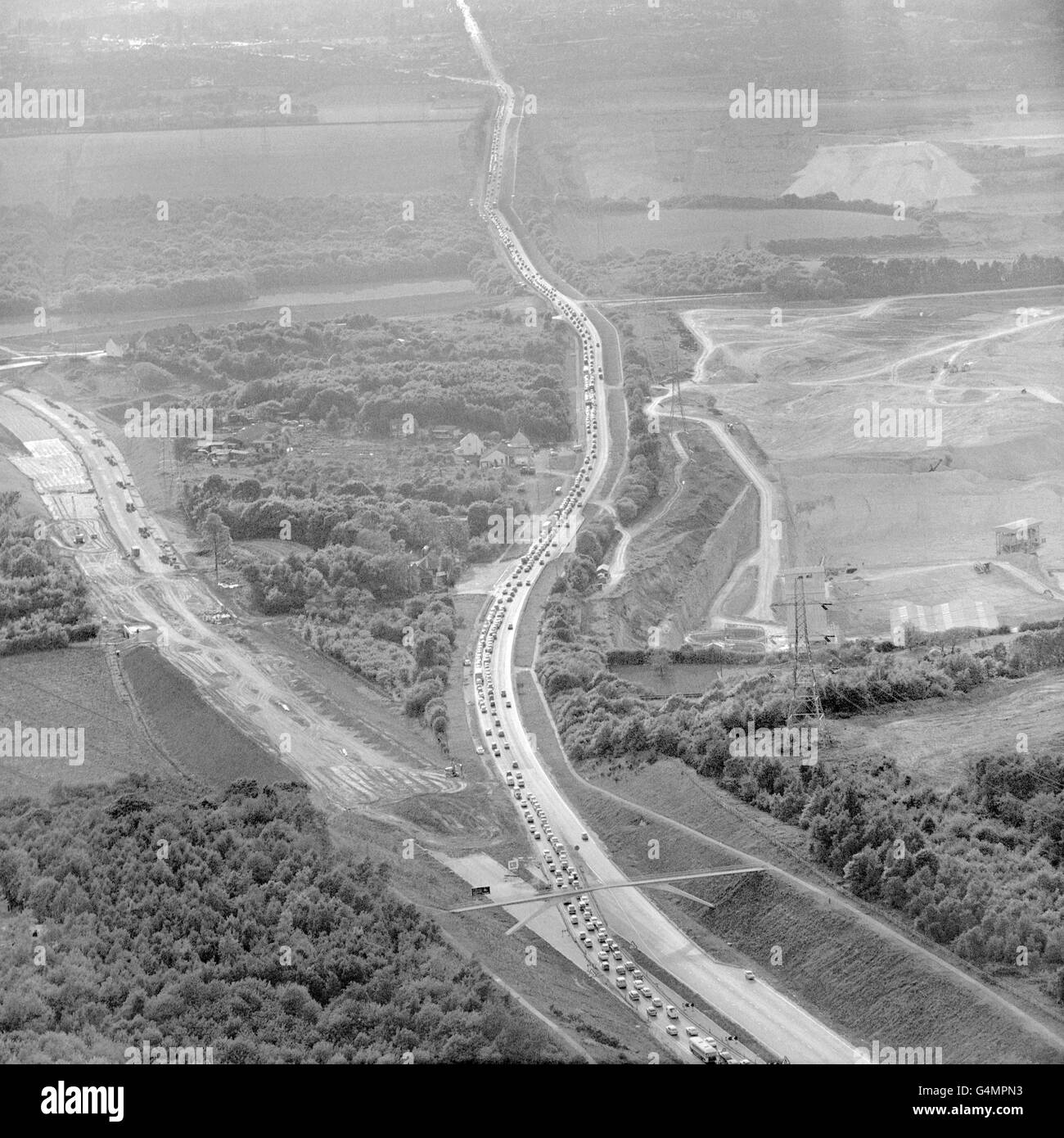 British Motoring - Traffic - Kent Stock Photo - Alamy