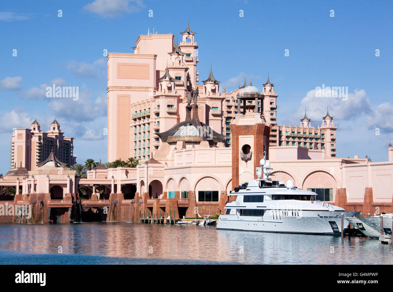 The building resort built on Paradise Island (The Bahamas Stock Photo ...
