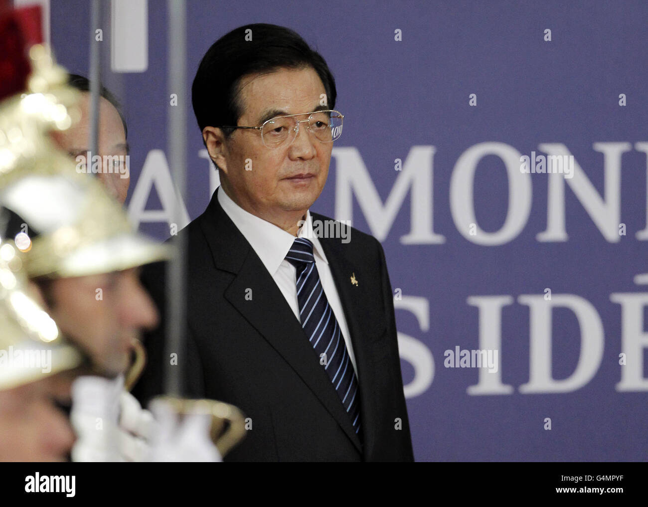 President hu jintao of the peoples republic of china hi-res stock ...