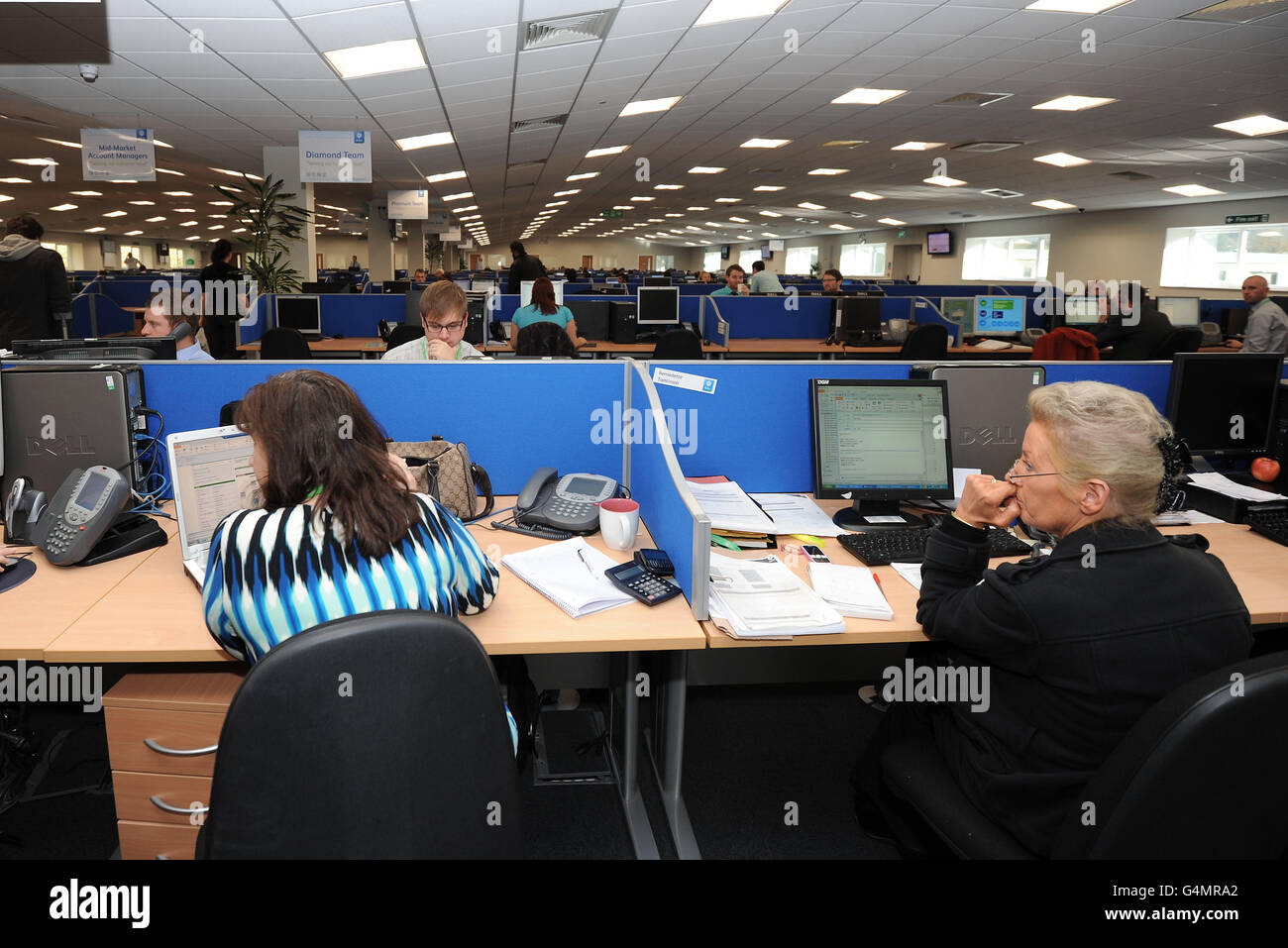 Stock Photograph of The Daisy Group headquarters, Nelson, Lancashire ...