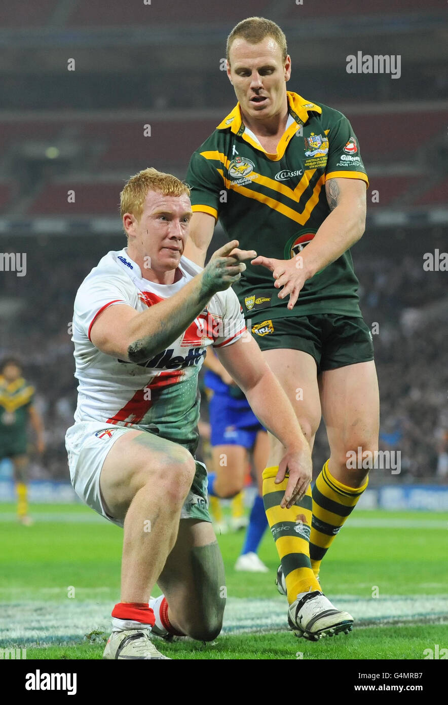 Rugby league gillette four nations series england australia wembley ...